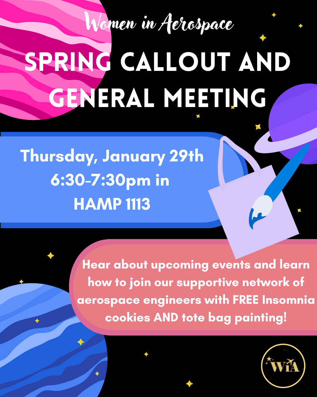 Women in Aerospace Spring Callout and General Meeting - 1/29 - Office ...