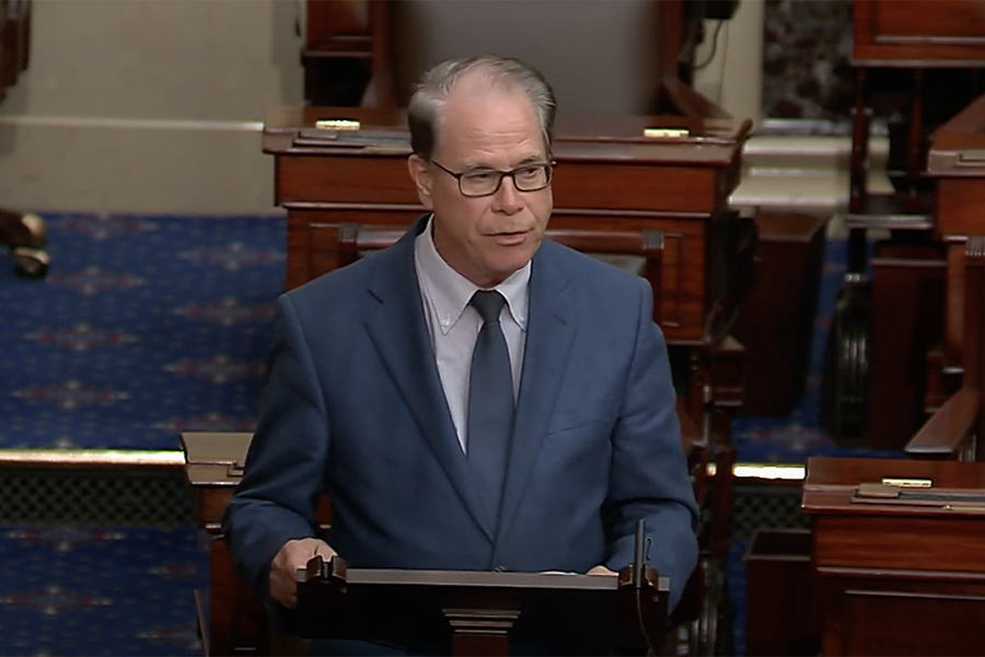 Indiana Senator Mike Braun honors Purdue Engineering's Sesquicentennial ...