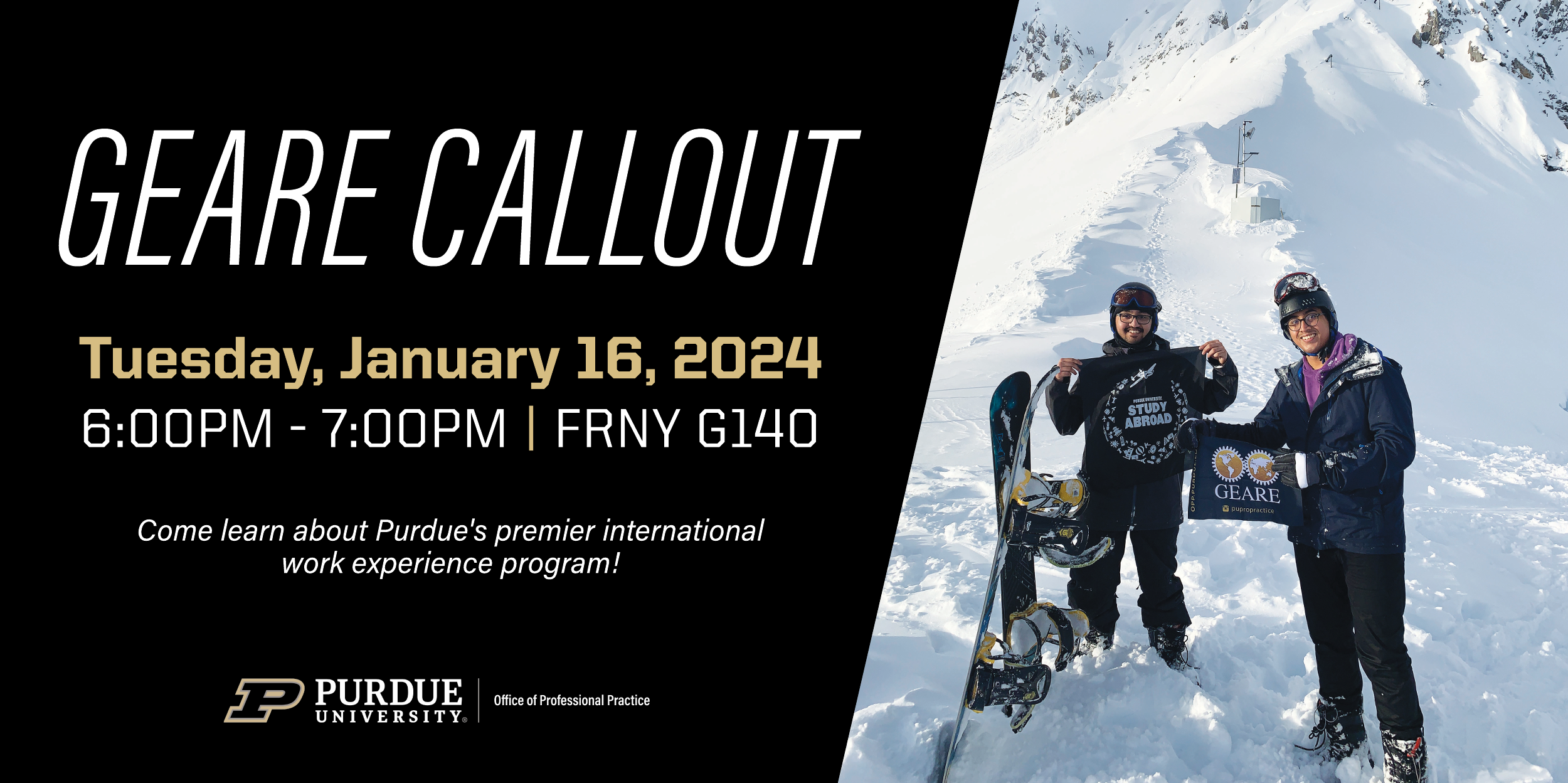 GEARE Callout - Office of Professional Practice - Purdue University
